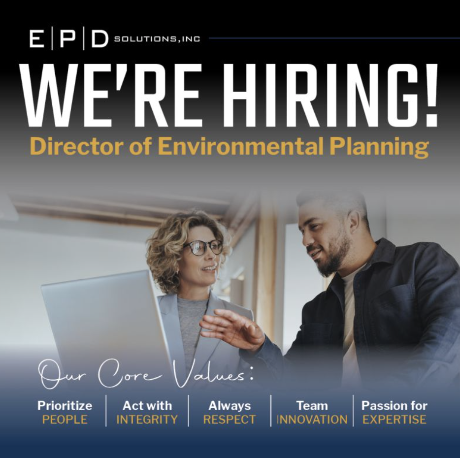 Join our team as Director of Environmental Planning! - EPD Solutions, Inc.