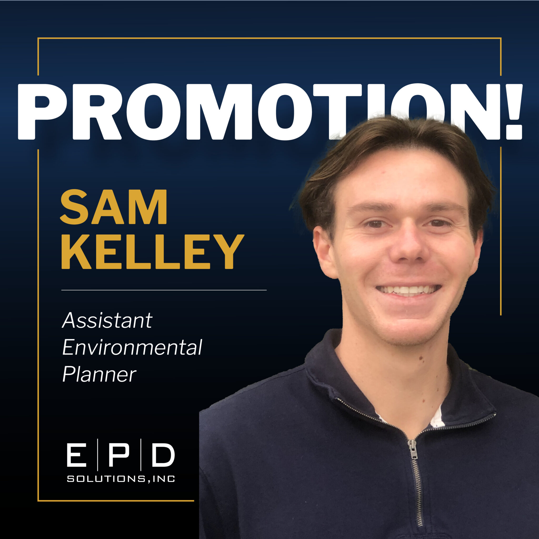 We are thrilled to announce the promotion of Sam Kelley to Assistant ...