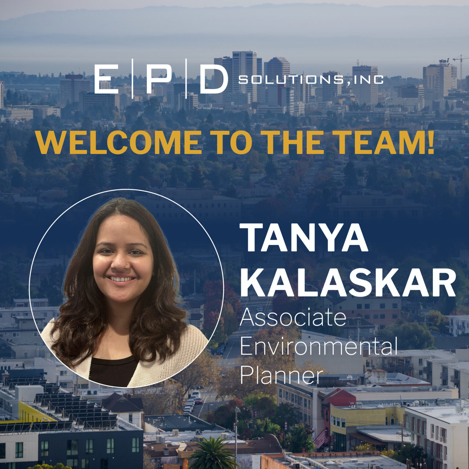 Welcome Tanya Kalaskar to EPD! - EPD Solutions, Inc.