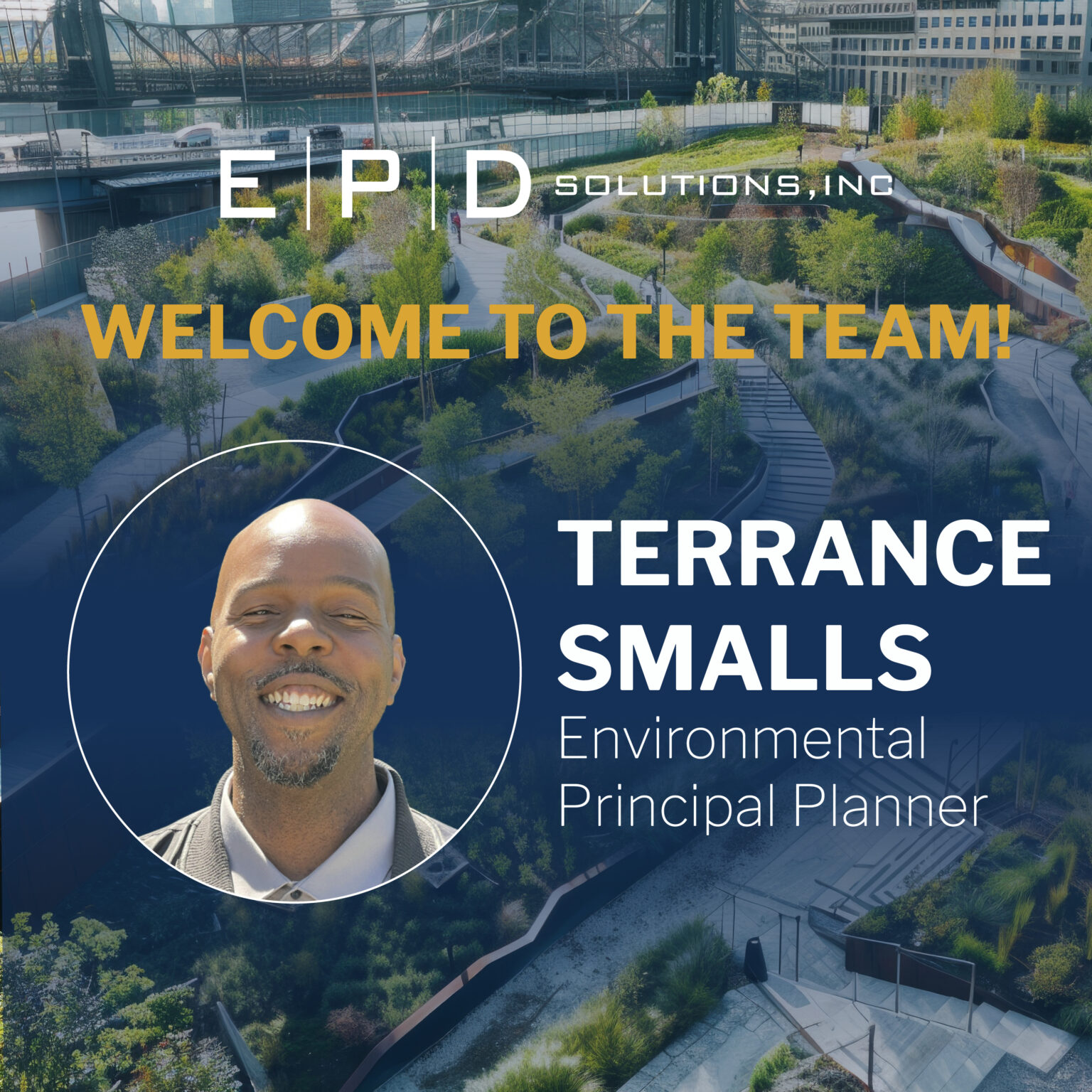 Introducing Terrance Smalls, the newest addition to our team at EPD Solutions! - EPD Solutions, Inc.