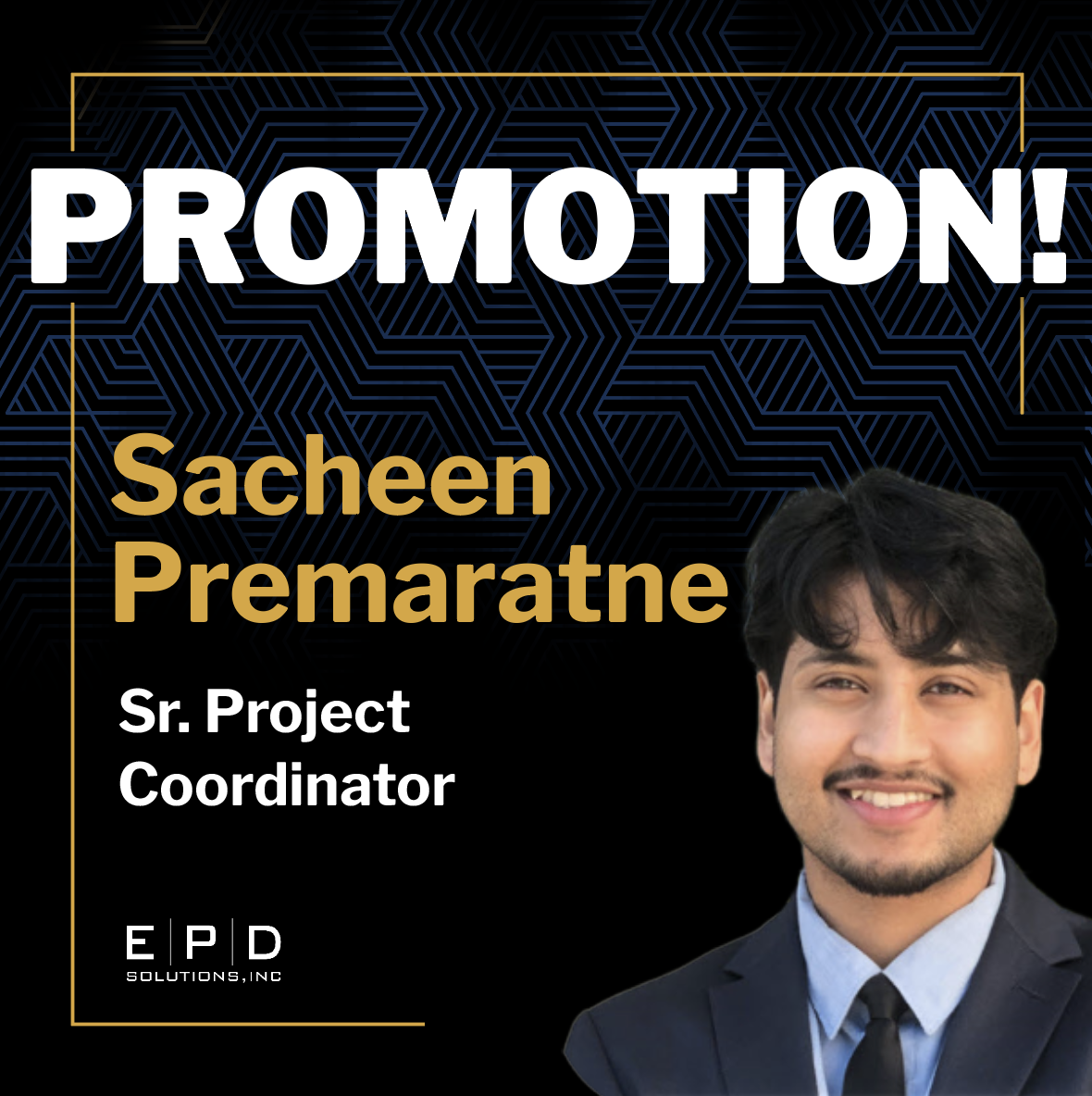 We’re excited to announce that Sacheen Premaratne has been promoted to ...