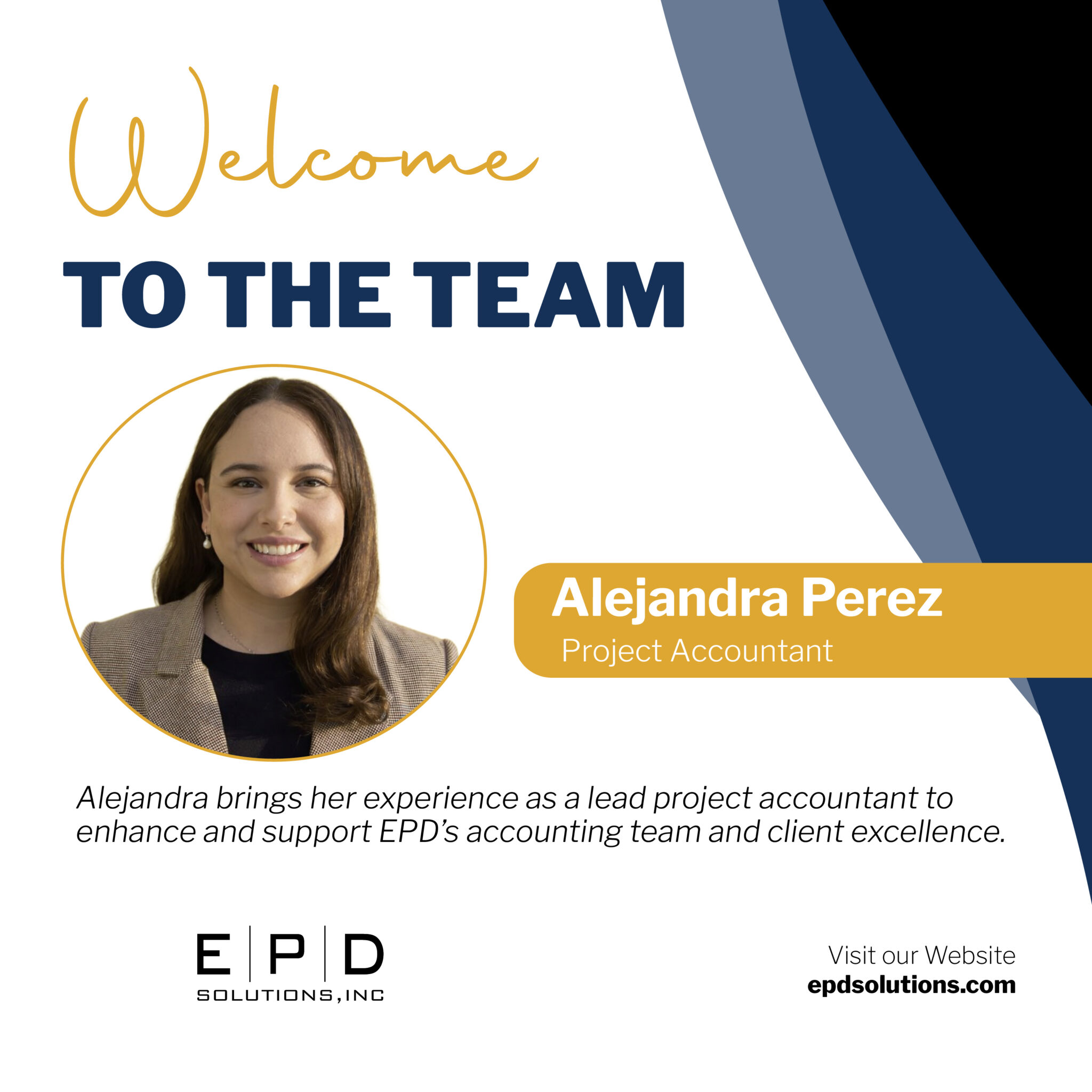 Join us in welcoming Alejandra Perez as a Project Accountant, bringing ...